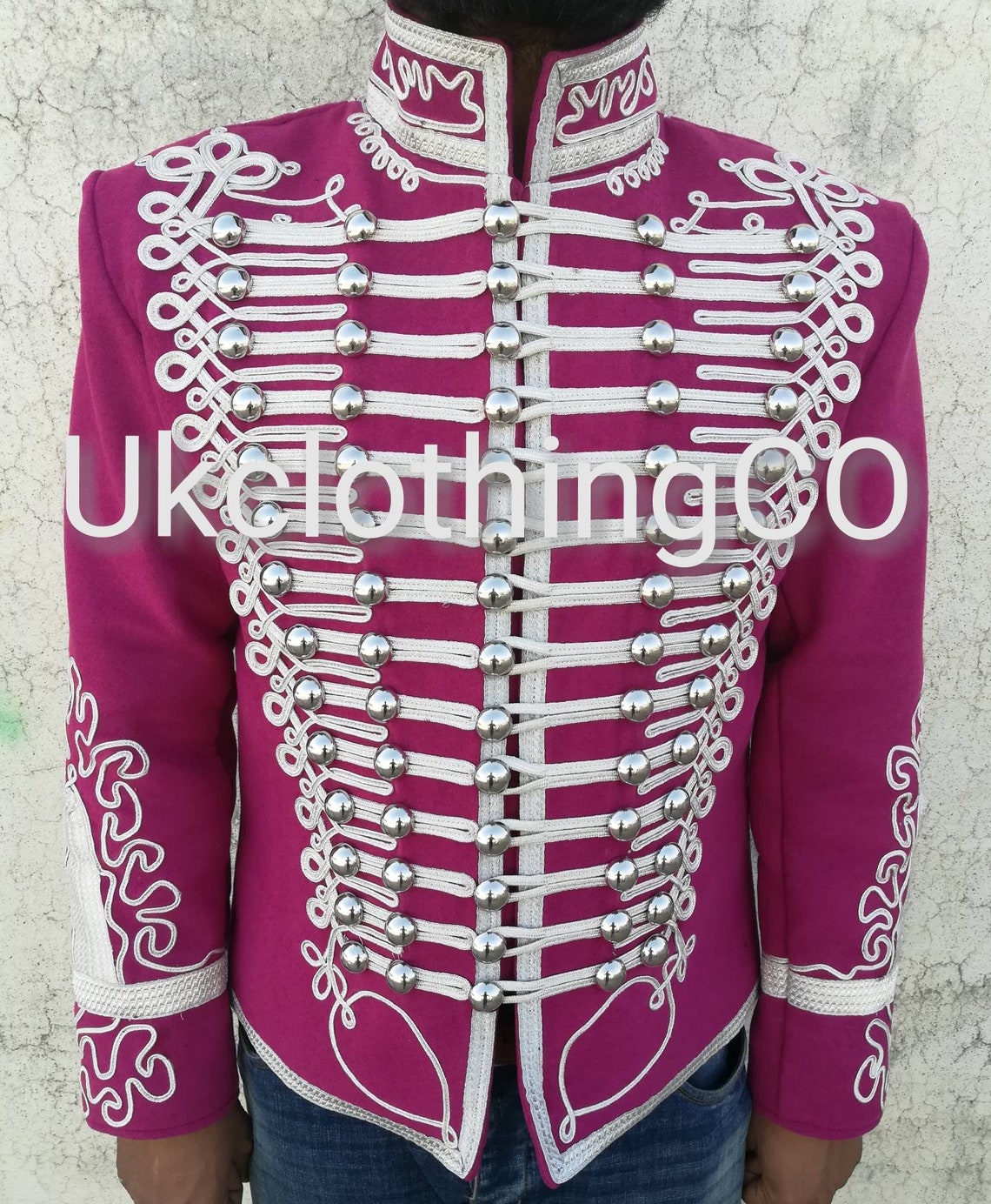 New Napoleonic Hussar Uniform Miltary Style Tunic Pelisse Jimmi Hendrix ...