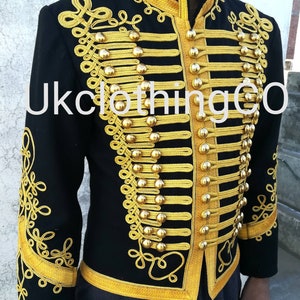 New Napoleonic Hussar Uniform Miltary Style Tunic Pelisse Jimmi Hendrix ...