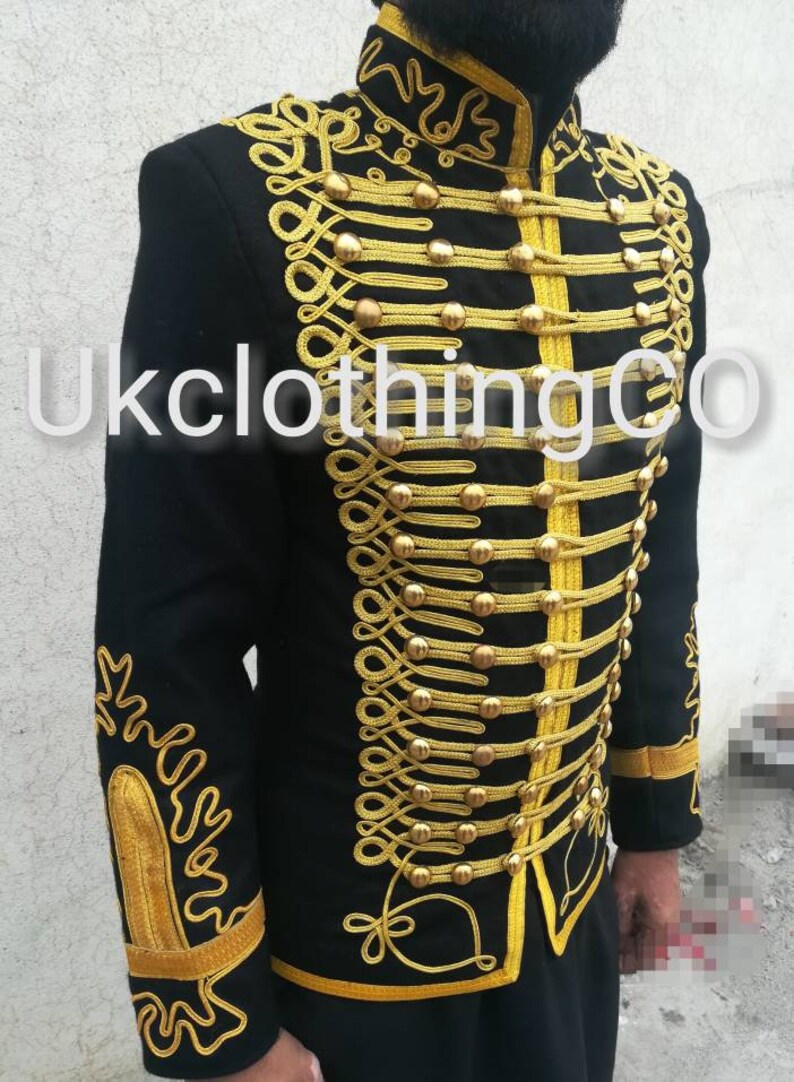 New Napoleonic Hussar Uniform Miltary Style Tunic Pelisse Jimmi Hendrix ...
