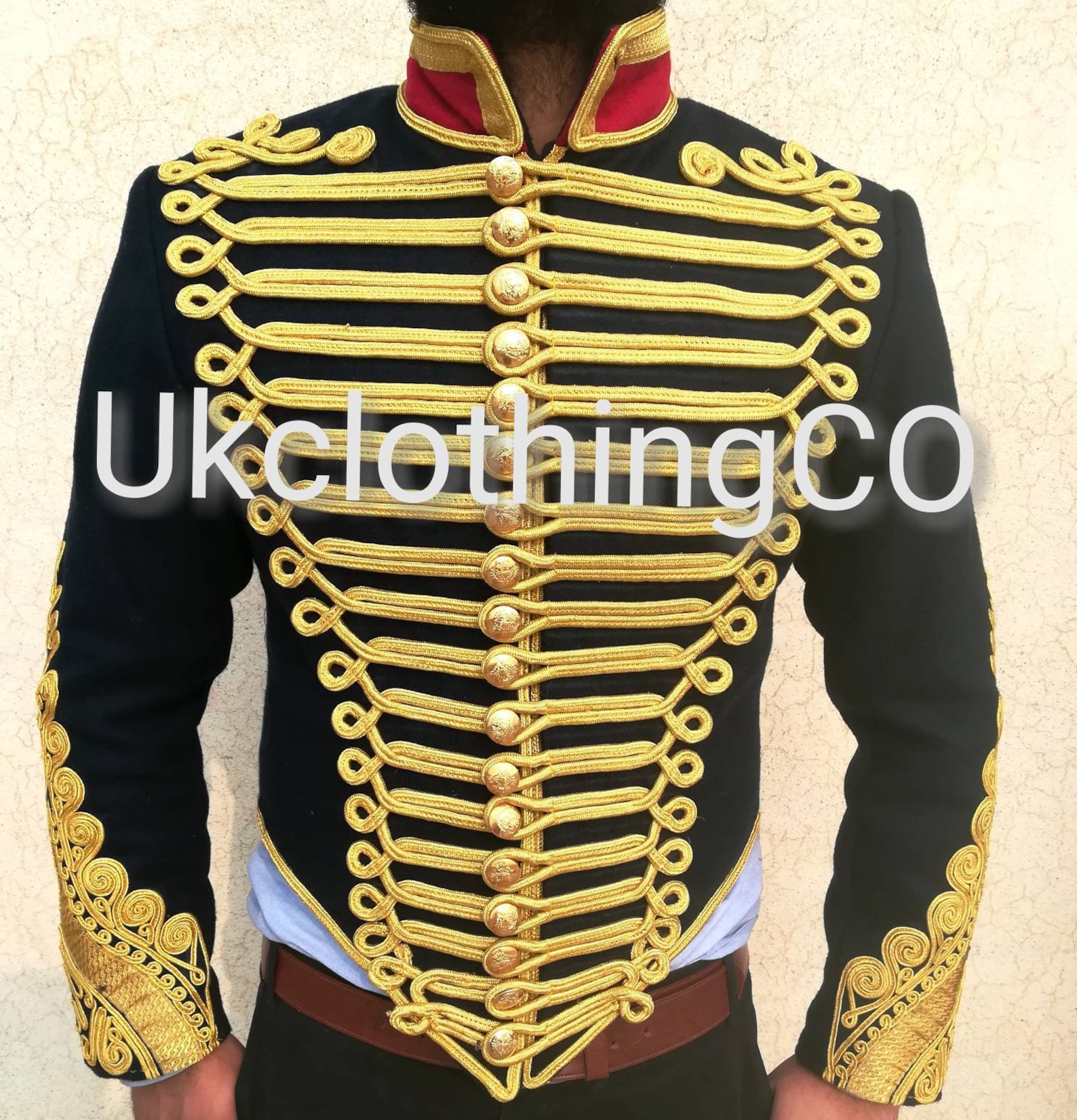 New Napoleonic Hussar Uniform Miltary Style Tunic Pelisse - Etsy