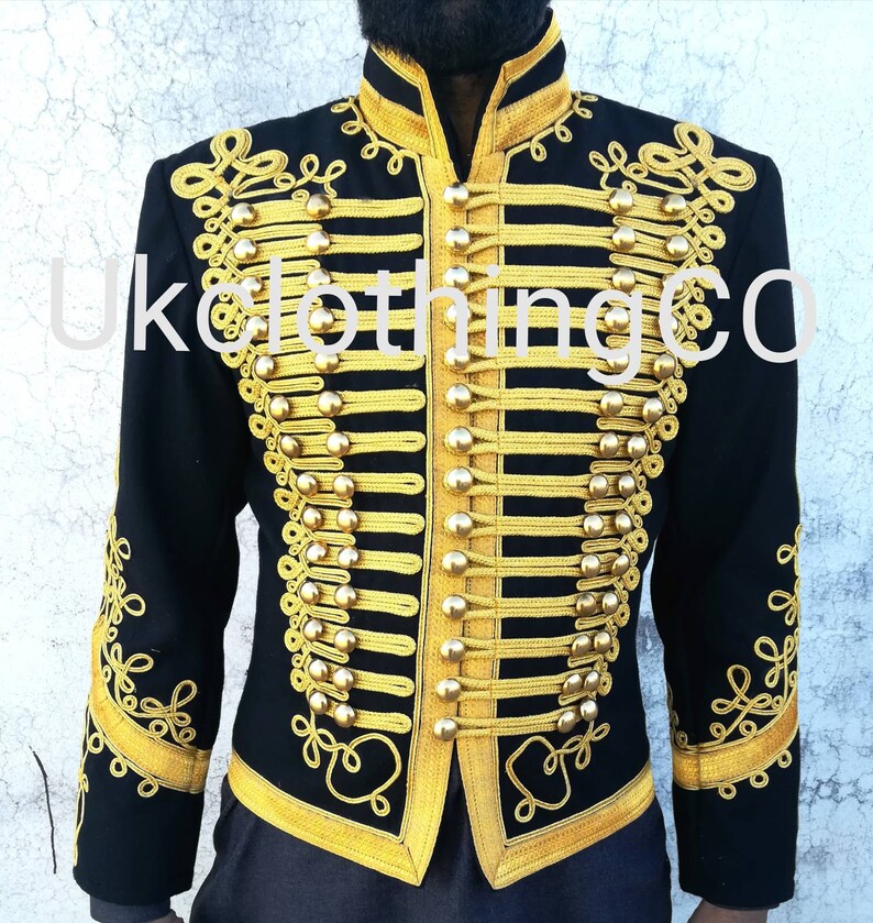 New Napoleonic Hussar Uniform Miltary Style Tunic Pelisse Jimmi Hendrix ...