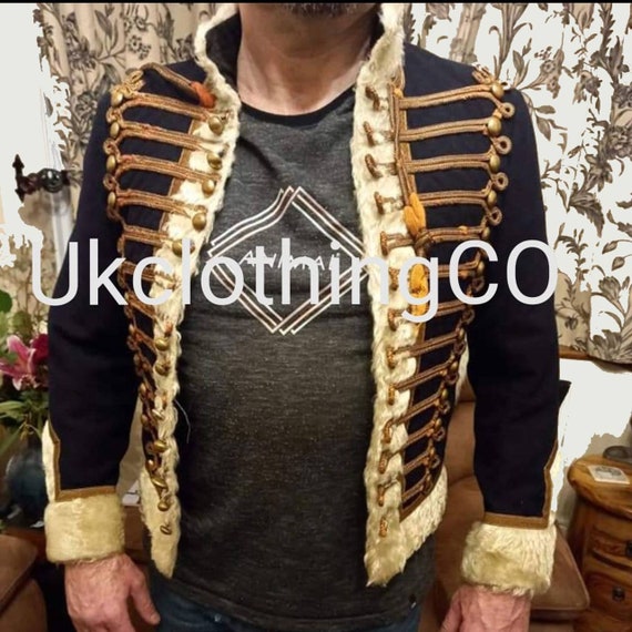 New Napoleonic Hussar Uniform Miltary Style Tunic Pelisse - Etsy