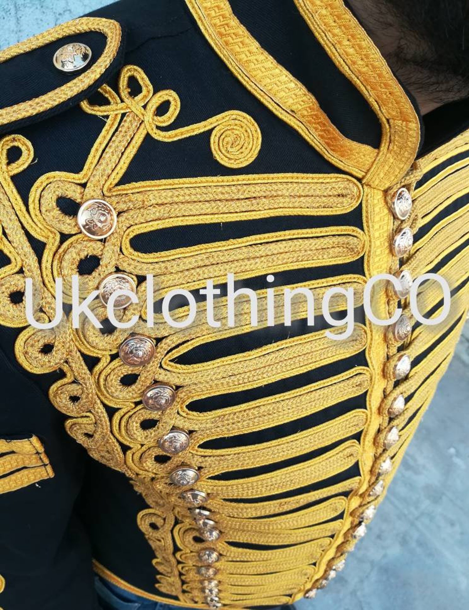 New Napoleonic Hussar Uniform Miltary Style Tunic Pelisse - Etsy