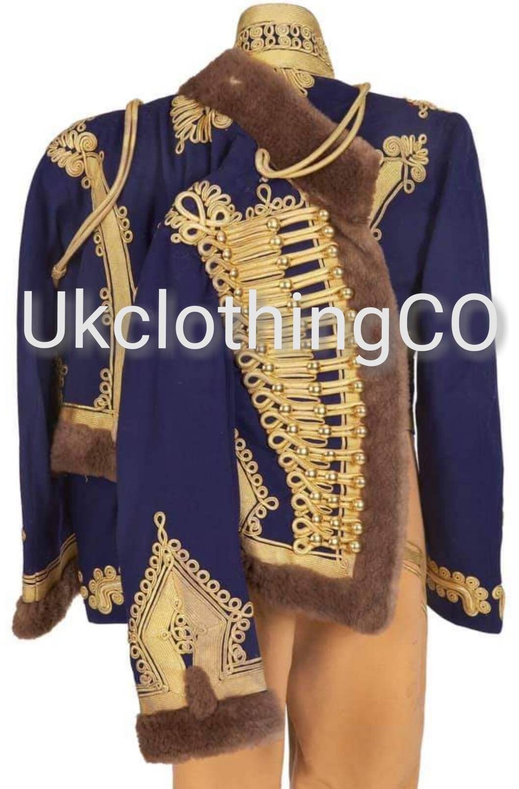 New Napoleonic Hussar Uniform Miltary Style Tunic Pelisse | Etsy