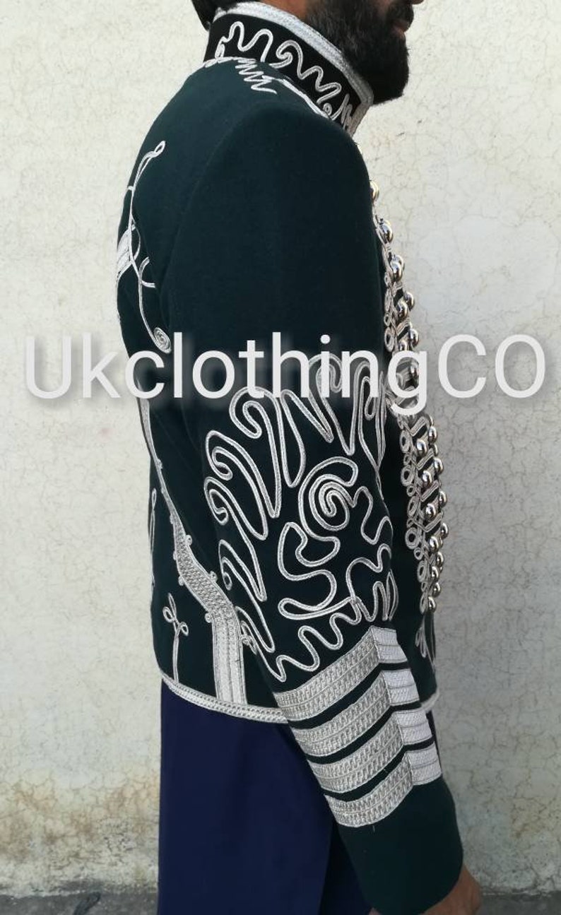 New Napoleonic Hussar Uniform Miltary Style Tunic Pelisse Jimmi Hendrix ...