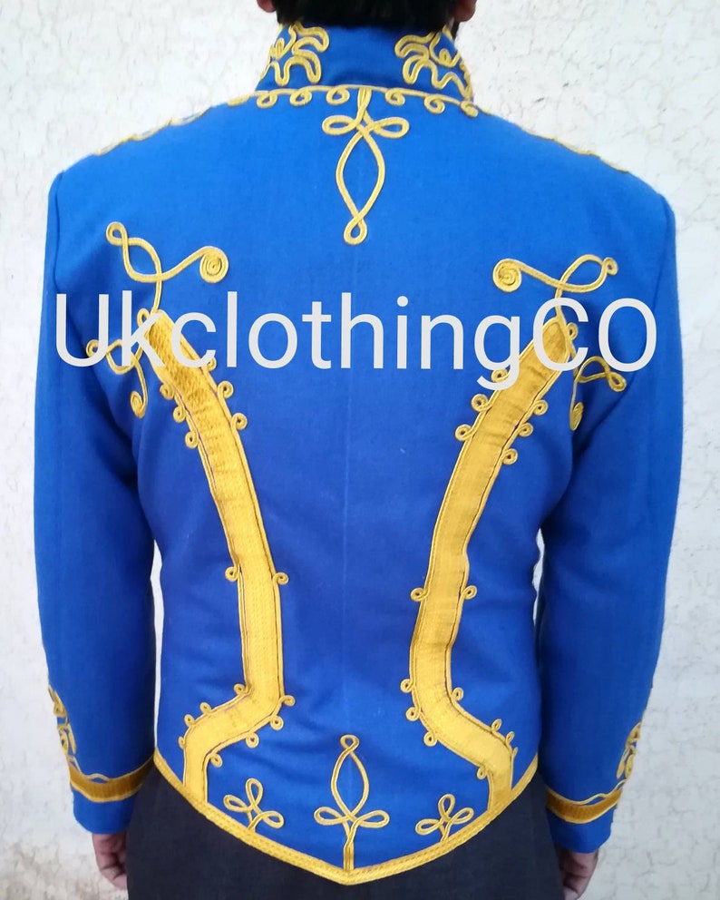 New Napoleonic Hussar Uniform Miltary Style Tunic Pelisse Jimmi Hendrix ...