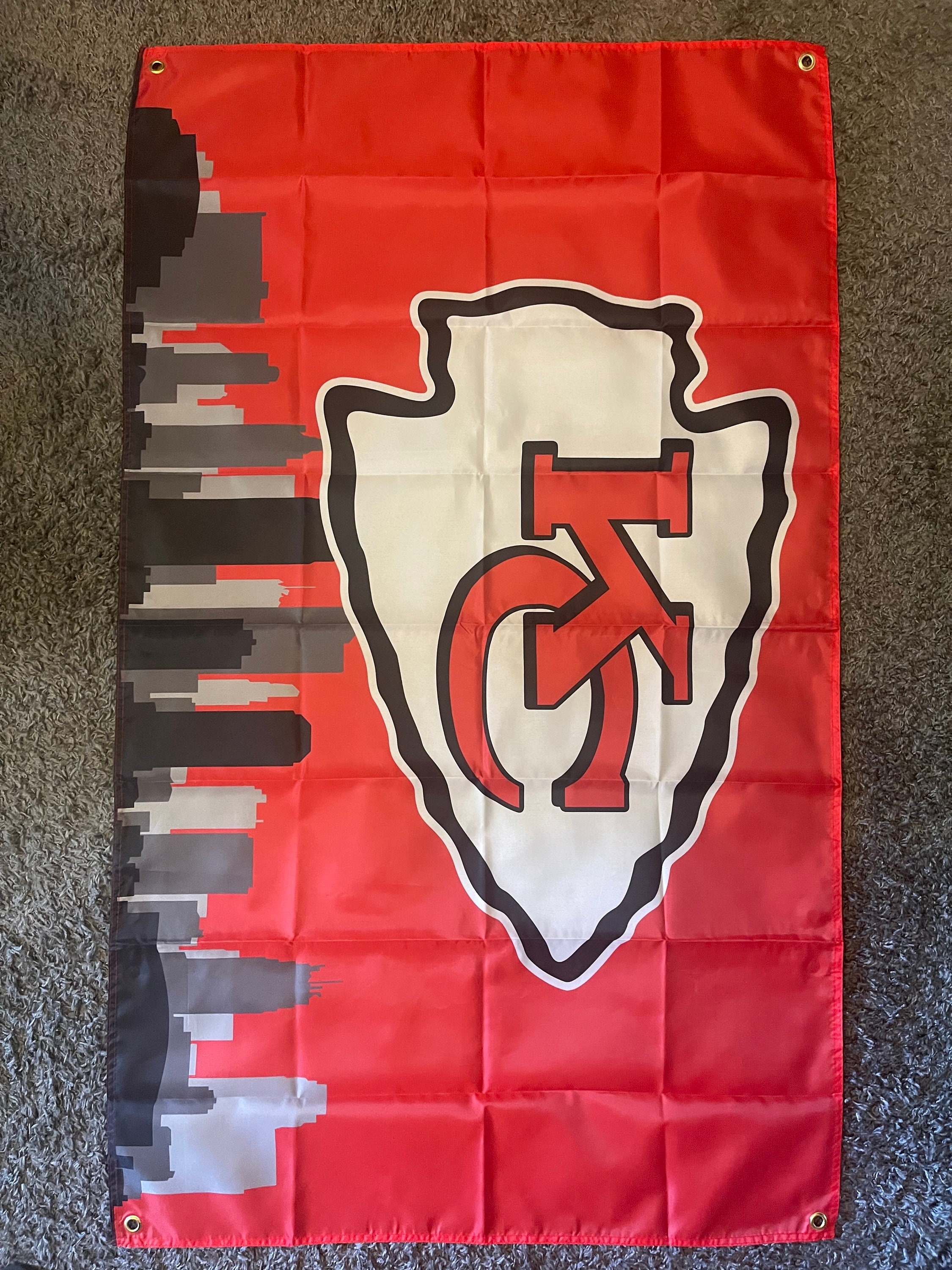 Kansas City Chiefs Wall Banner Flag - Etsy