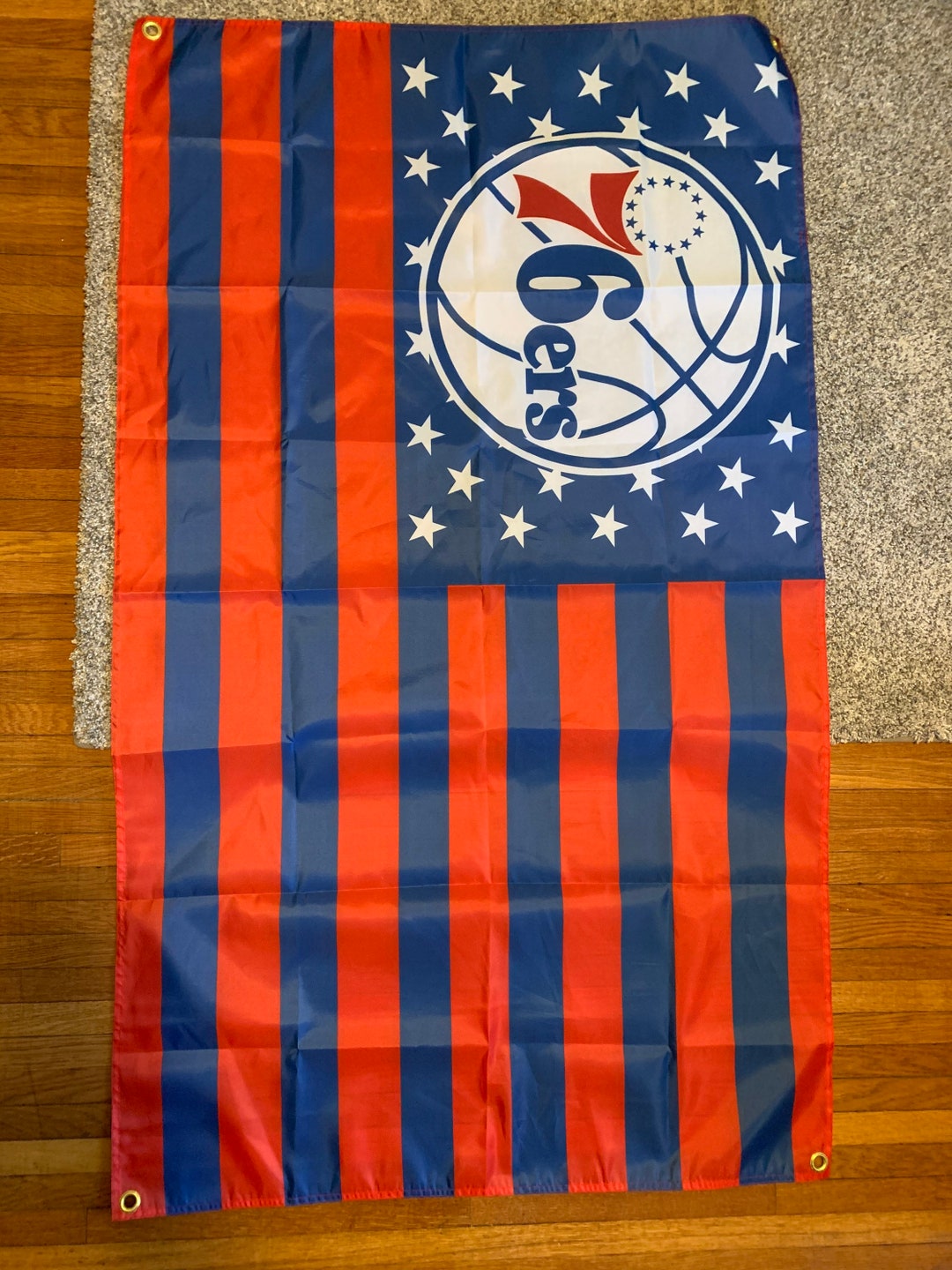 Philadelphia 76ers American Flag - Etsy