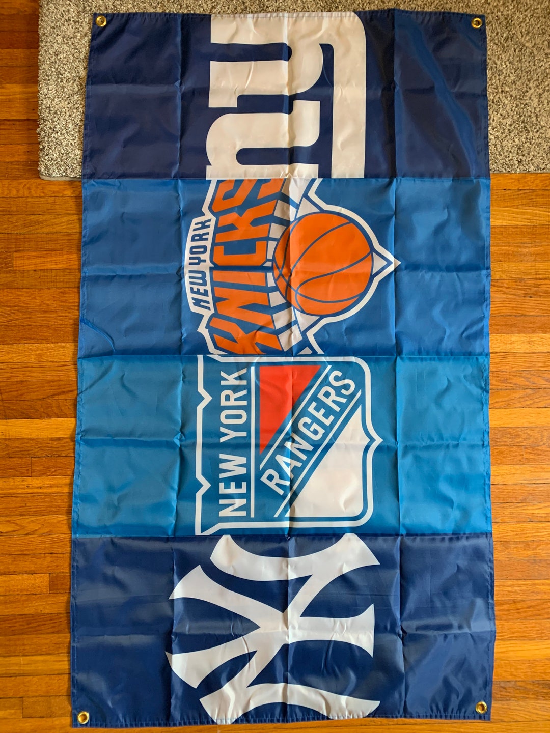 New York Sports Flag Yankees Giants Knicks Rangers Banner - Etsy