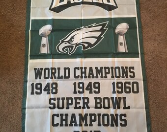 Eagles Super Bowl Flag - Etsy