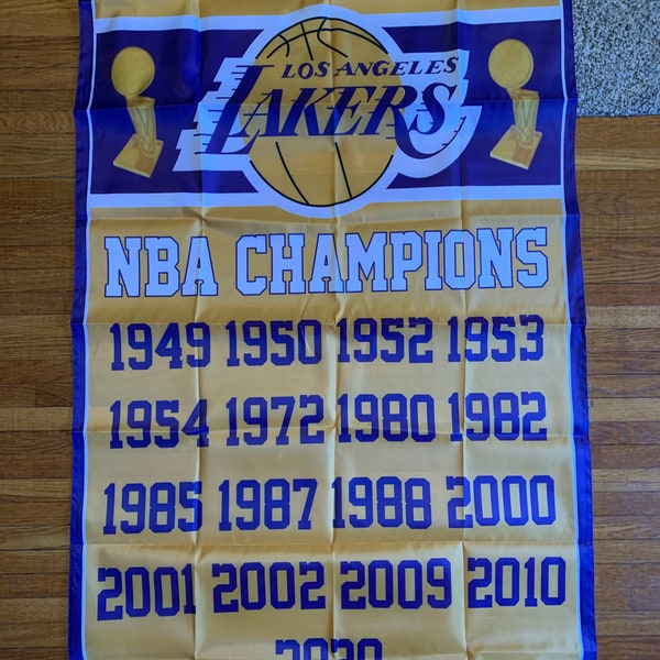 Los Angeles Lakers Banner - Etsy