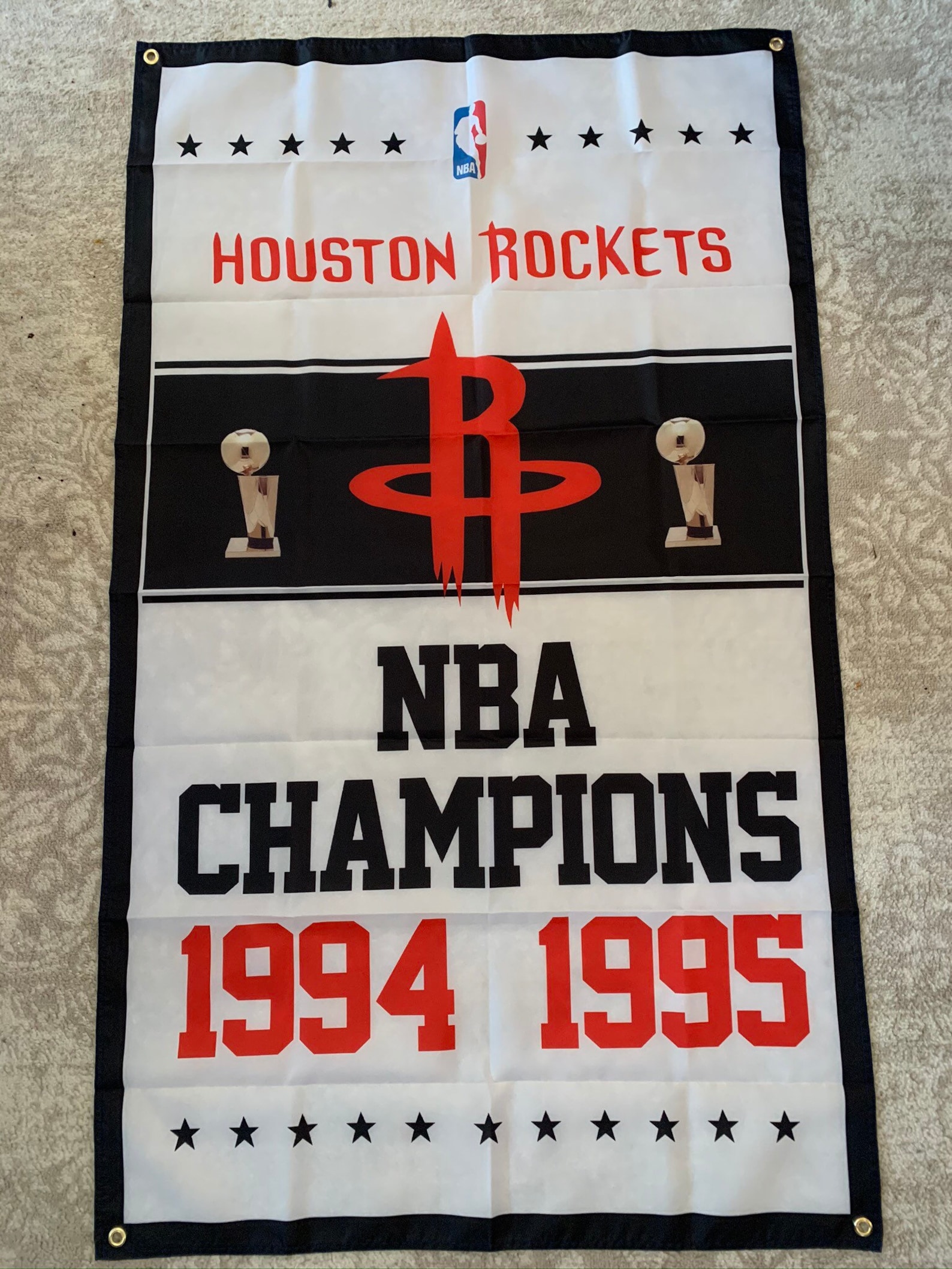Houston Rockets NBA Championship Banner Flag - Etsy