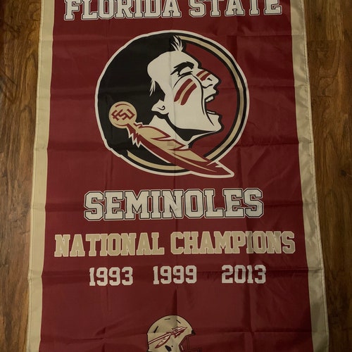Florida State FSU Seminoles NCAA National Championship Banner - Etsy