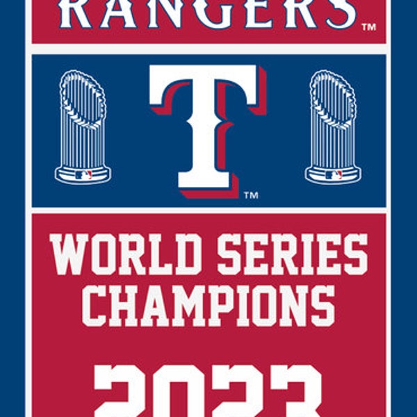 Texas Rangers World Series Flag - Etsy