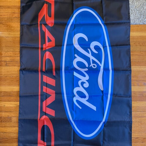 Ford Racing Wall Hanging Flag Banner | Etsy
