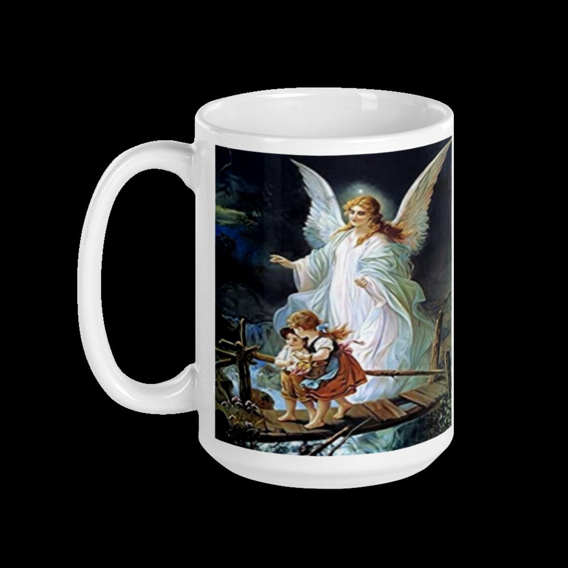 Guardian Angel Mug Angel Coffee Mug Bible Verse Mug Psalm | Etsy