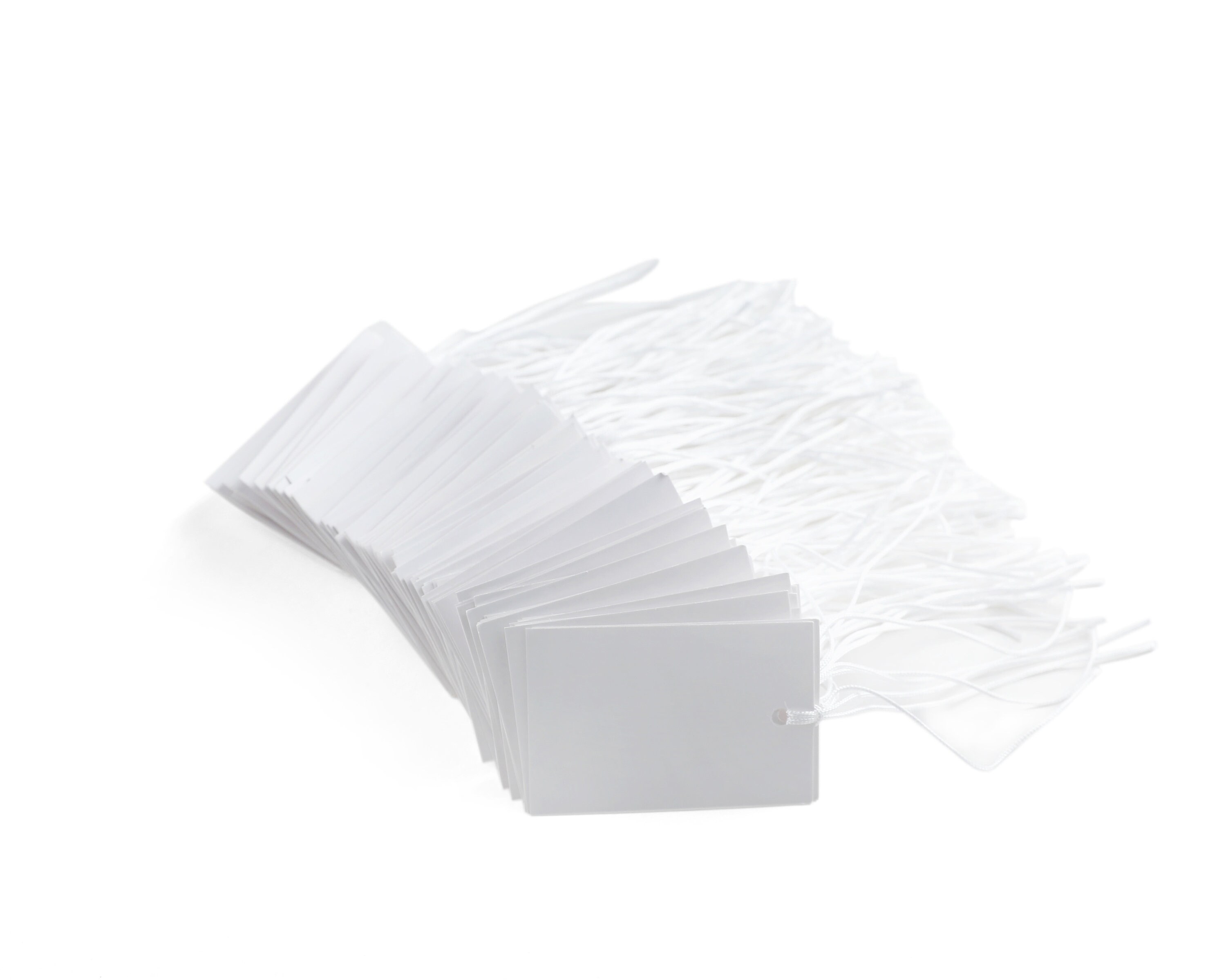 White Stringed Card Clothing Tags 60mm X 40mm pack of 100 - Etsy UK