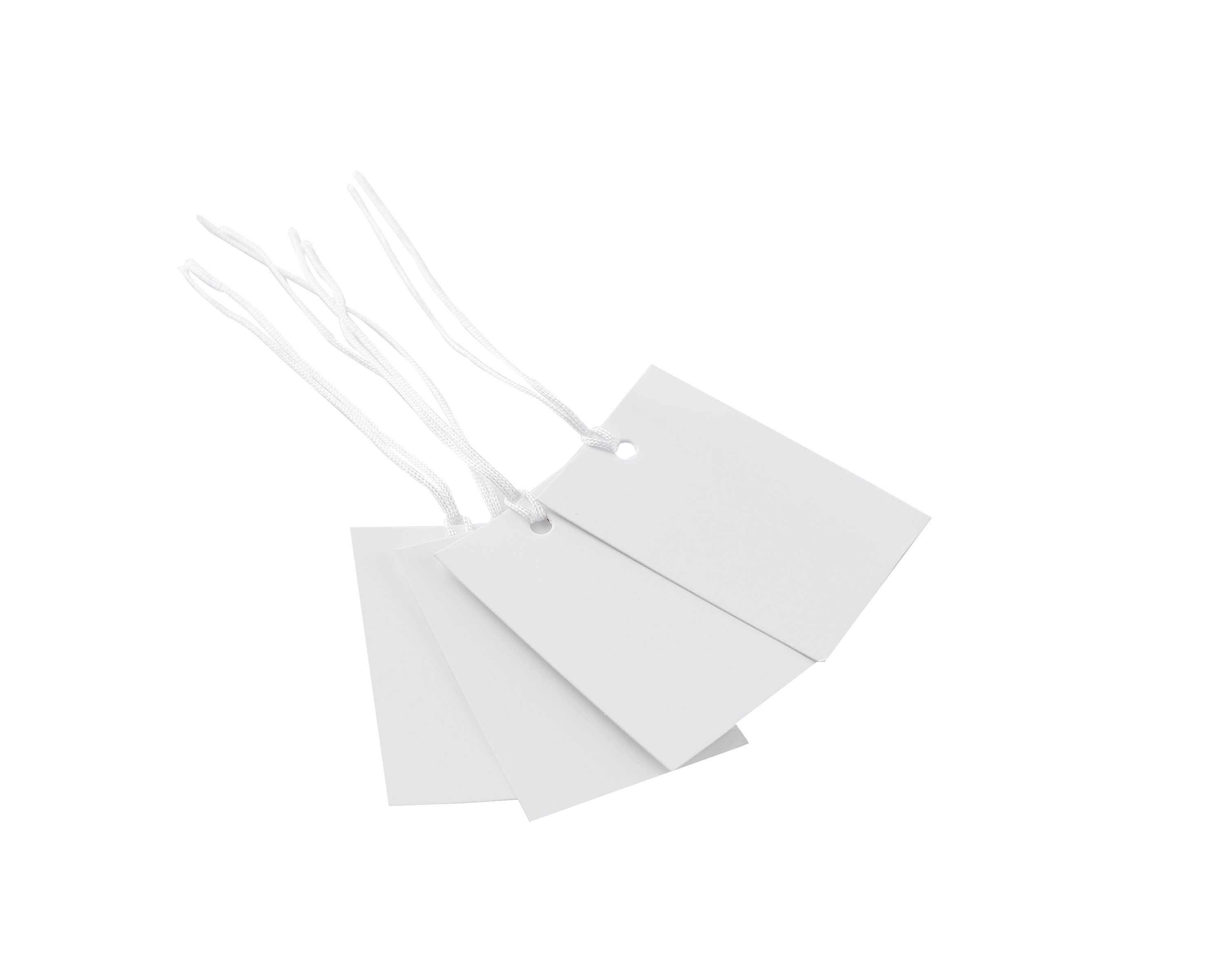 White Stringed Card Clothing Tags 60mm X 40mm pack of 100 - Etsy UK