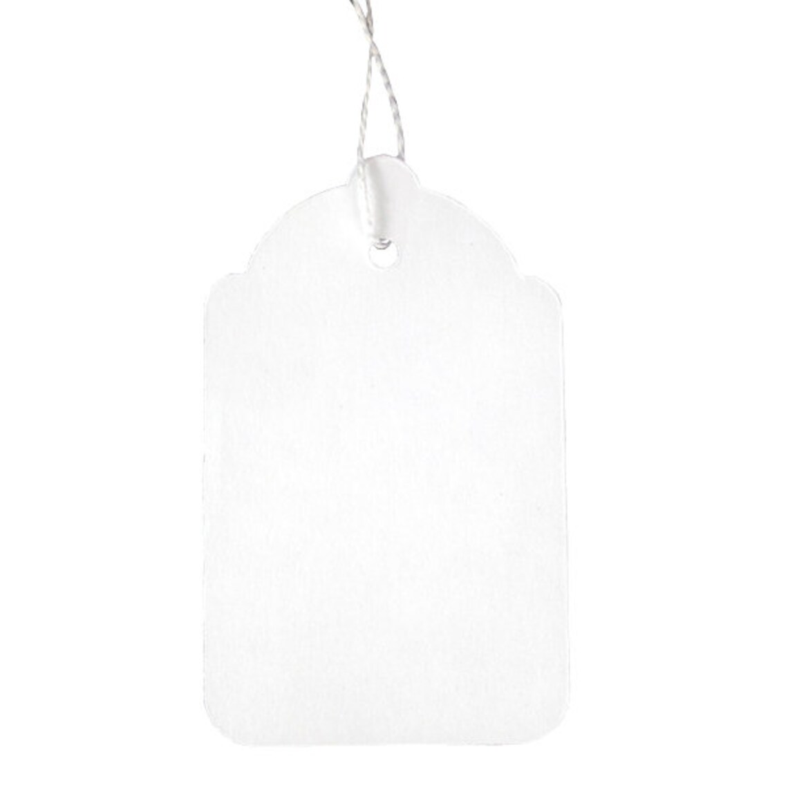 Swift Strung Tags White Card Clothing Tickets 55mm x 37mm | Etsy