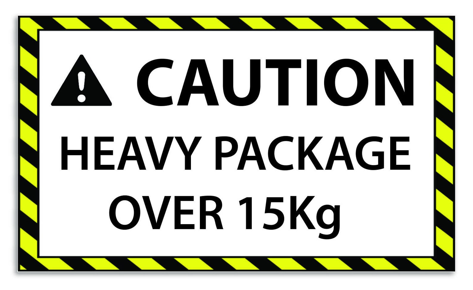 Caution Heavy Package Over 15kg Sticker For FBA Self Adhesive | Etsy