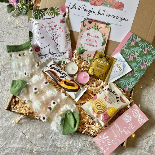 HUG IN A Box Care Package Pick Me up Gift Box Thinking of - Etsy UK