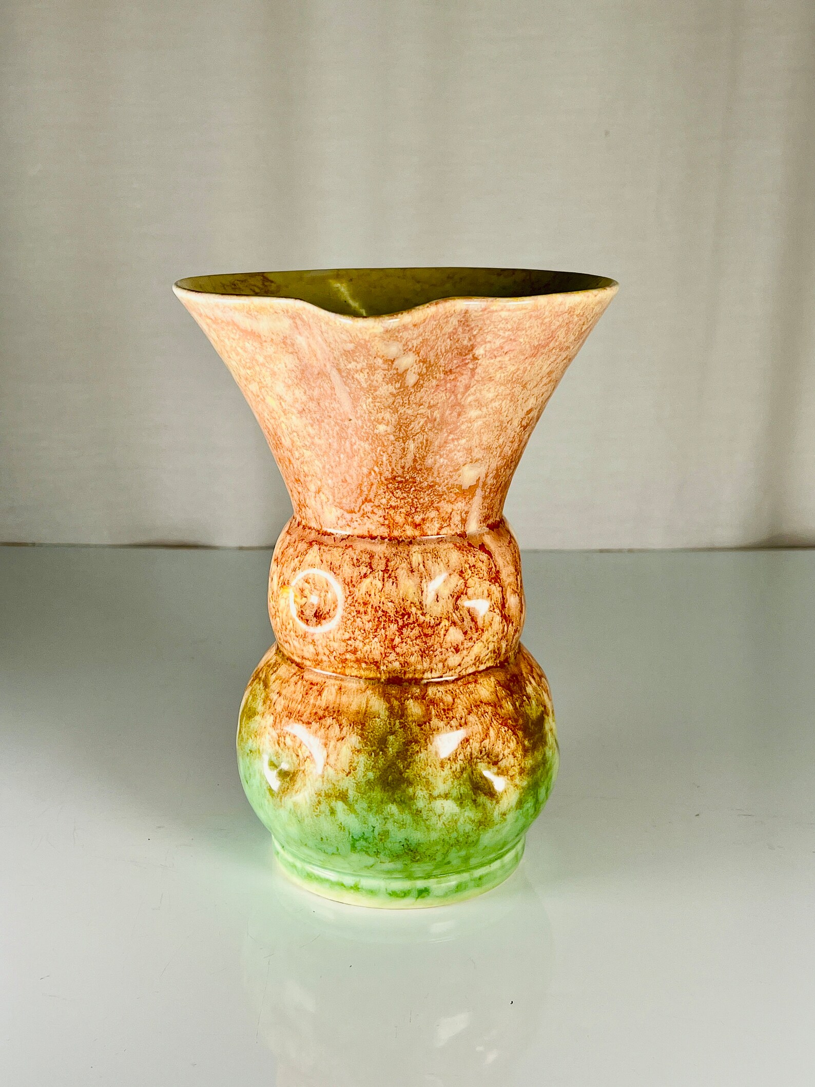 Sylvac 427 Art Deco Large Jug Pastel Pink & Green 1930s - Etsy