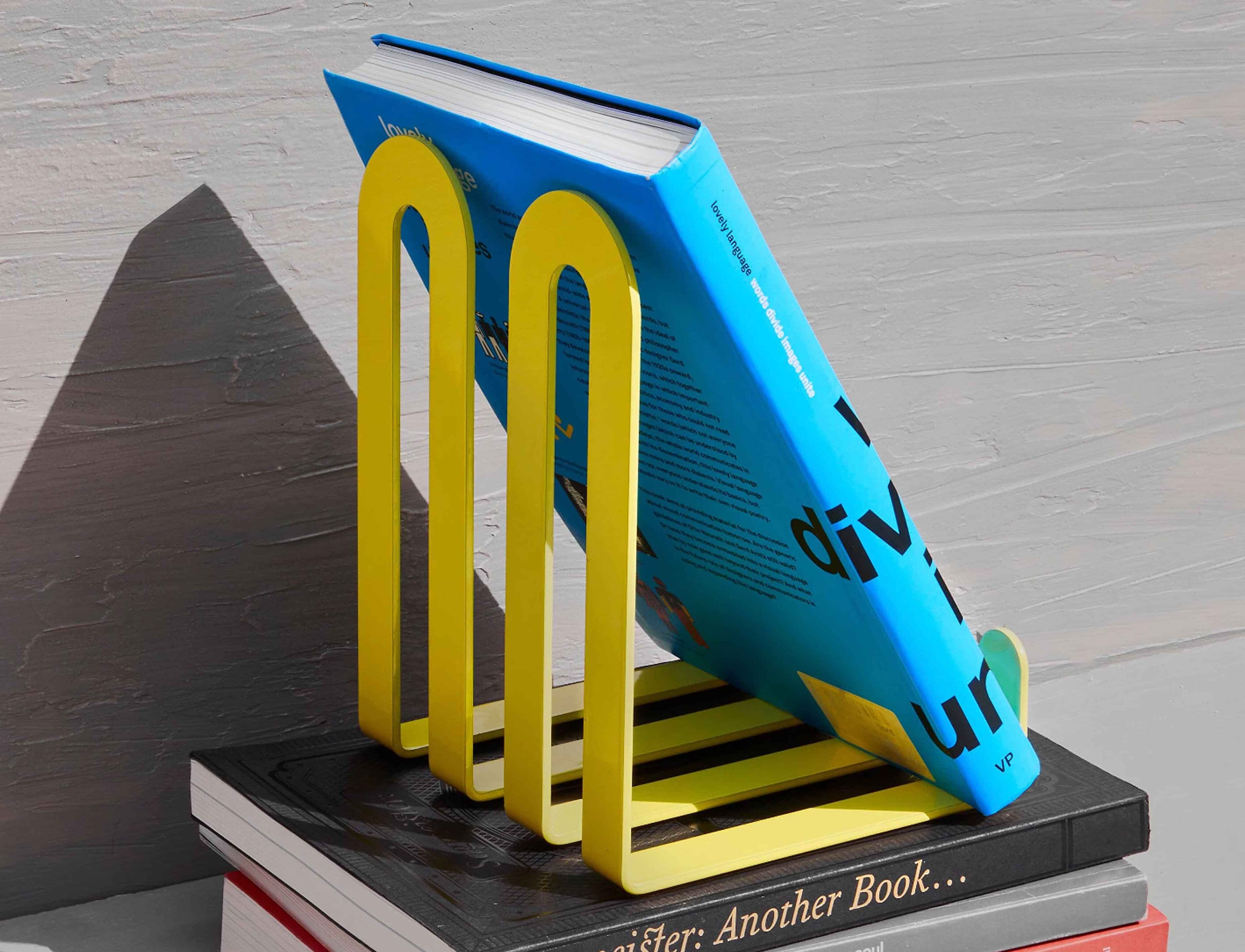 Rowley Bookworm | Steel Bookstand | Industrial Bookends, Cookbook Stand ...