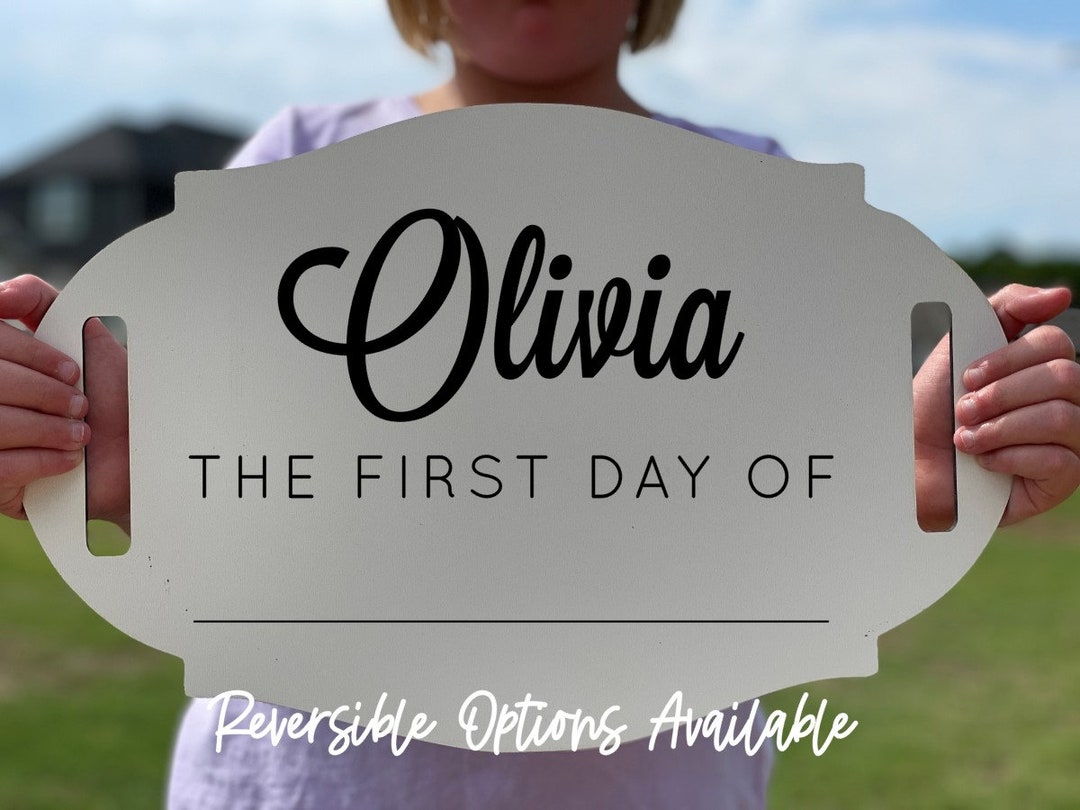 First Day of School All About Me Sign - Etsy