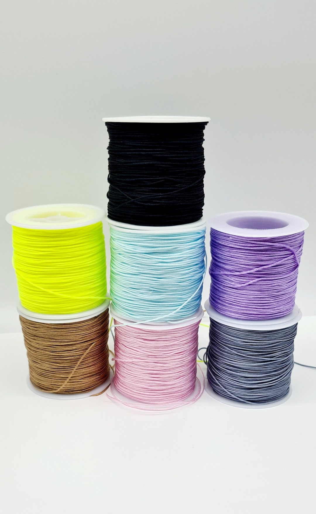 Fil de nylon tressé fil macramé 0.8mm - Etsy France