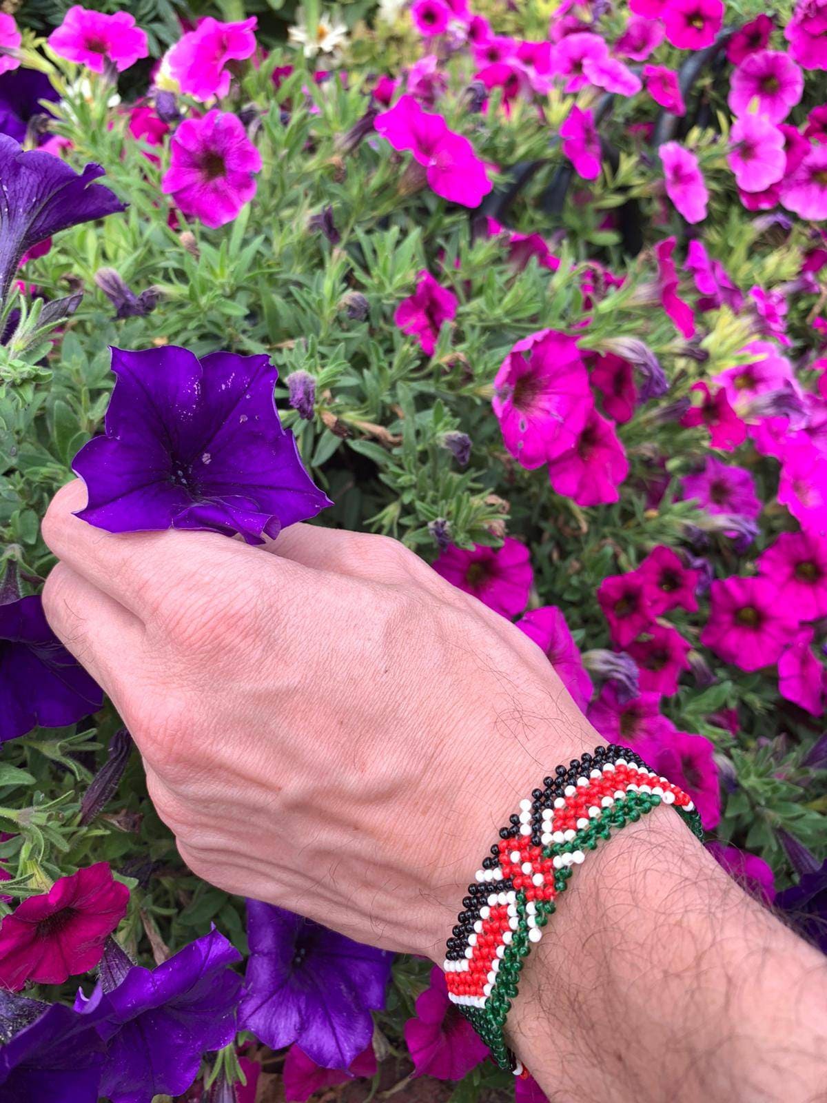 Kenyan Flag Bracelet With Unique Design. - Etsy