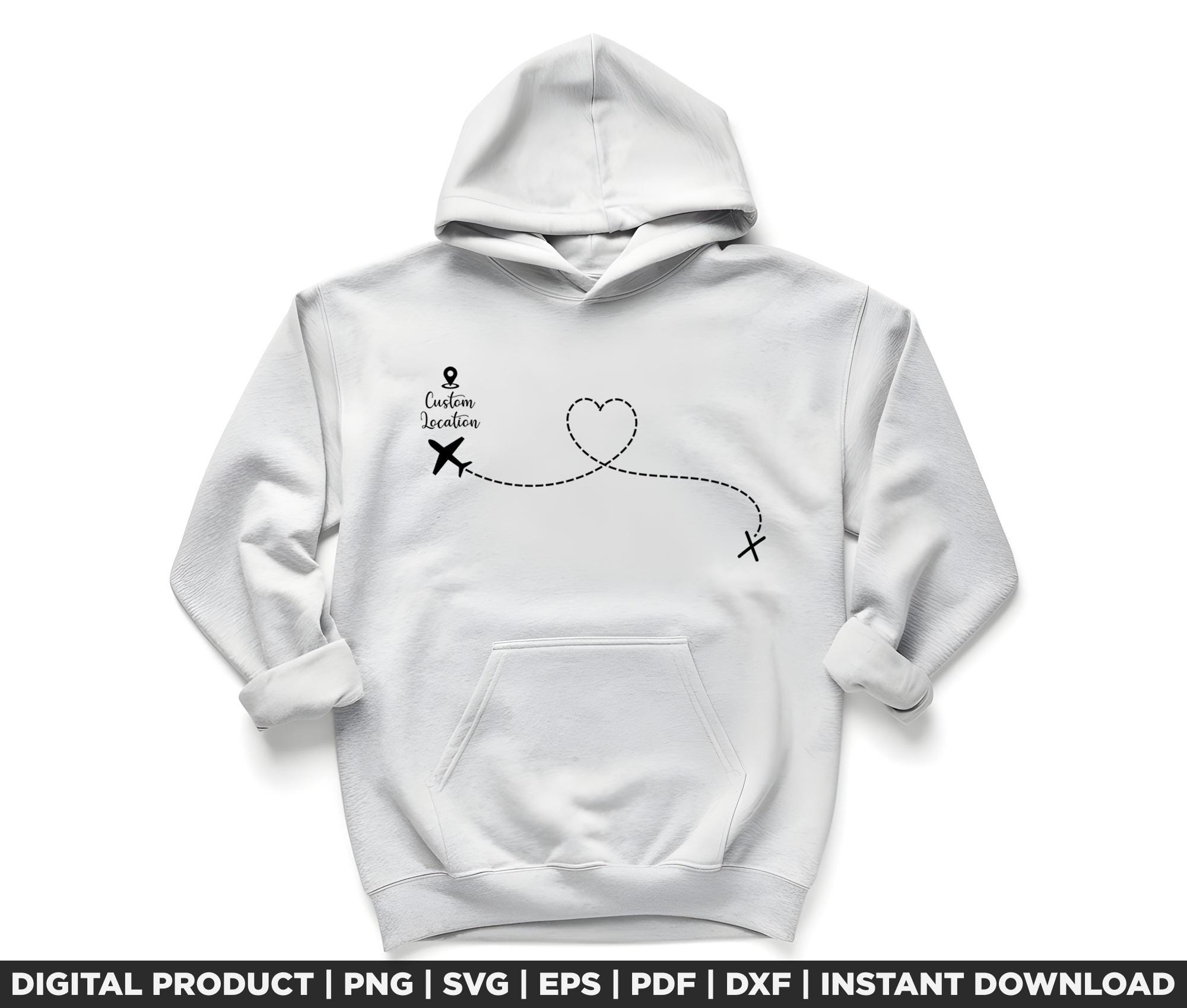 Flight to Custom Destination Svg Png, Personalized Travel Shirt Design ...