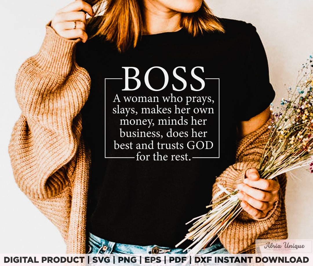 Boss Definition Svg, Png, Eps, Pdf, Dxf, Design for T Shirts, Mugs ...