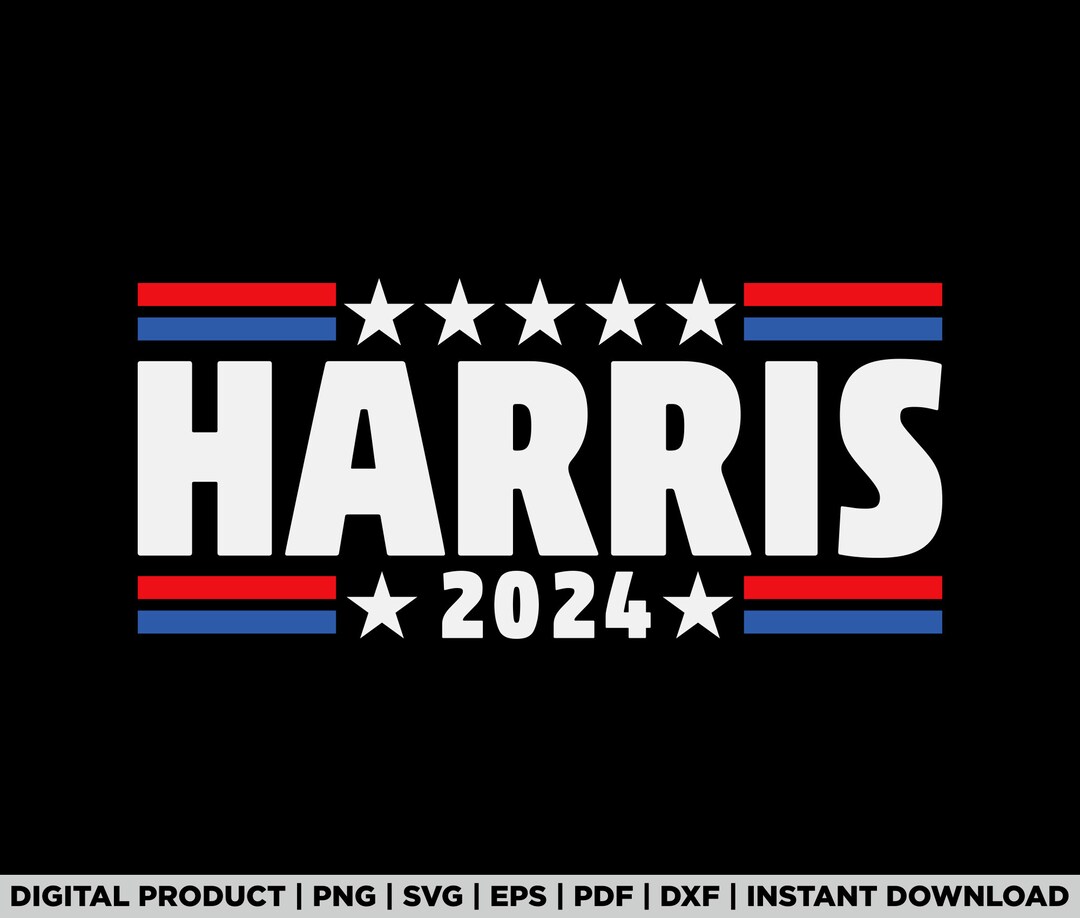Kamala Harris 2024 Svg, Png, Kamala Shirt Design, Eps, Pdf, Dxf, Cricut ...