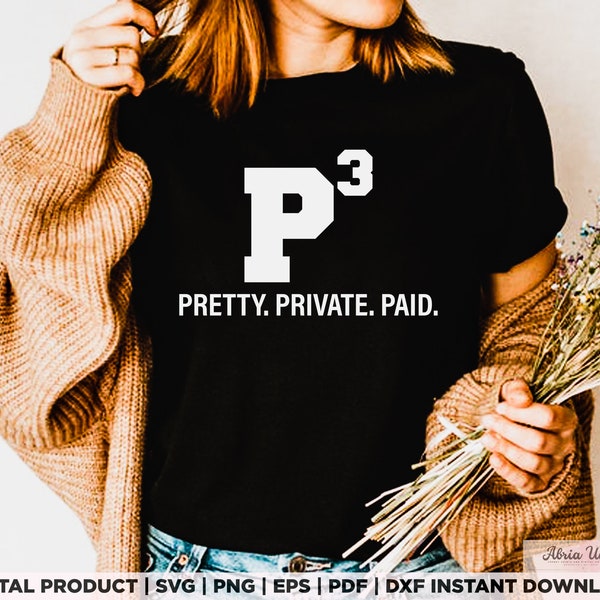 Paid and Pretty Svg - Etsy