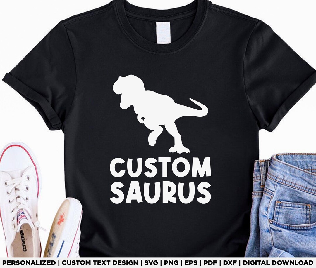 Custom Family Member Saurus Svg Png, Personalized Dinosaur Family ...