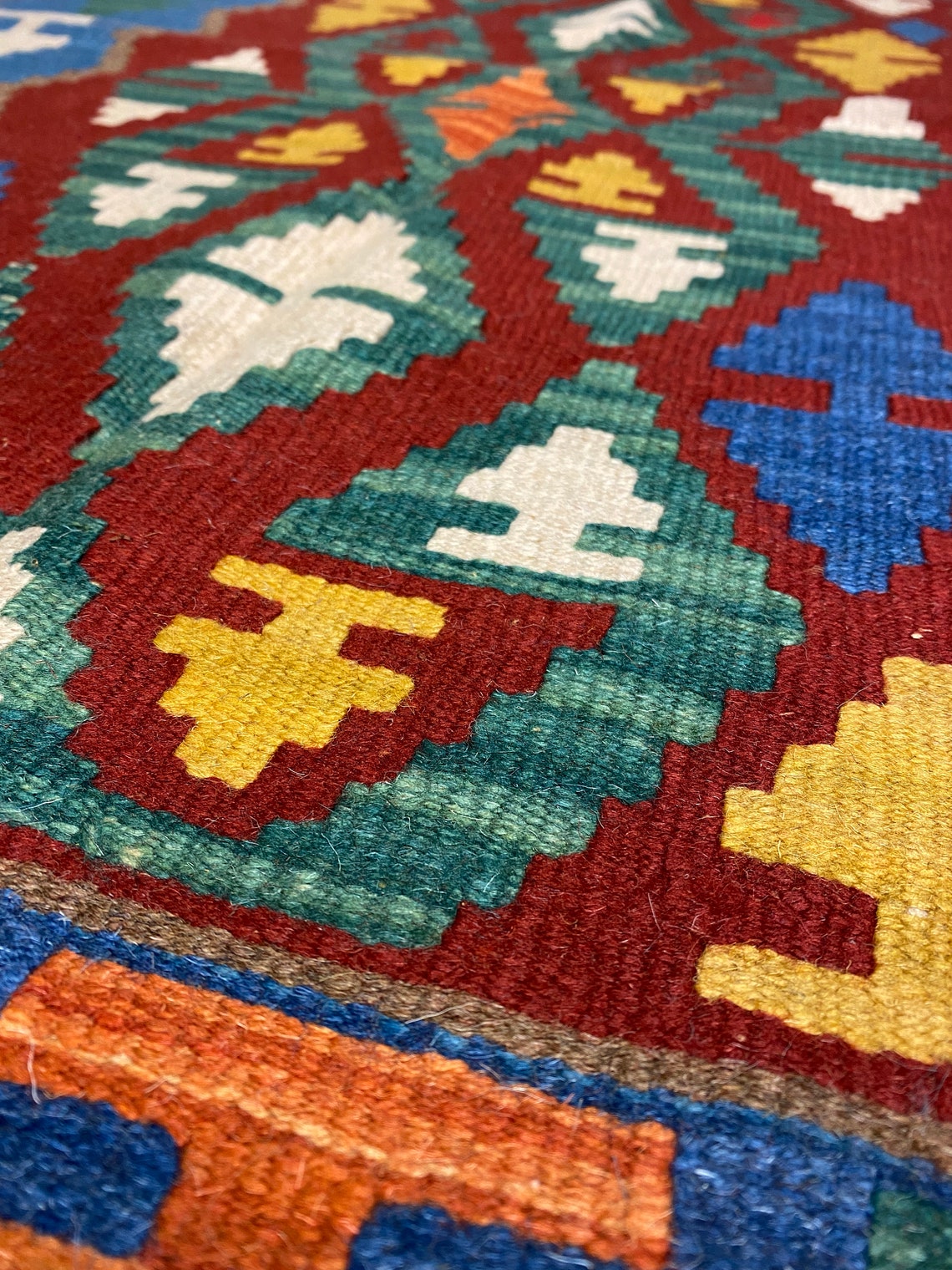 Kelim Carpet 100% Genuine Annatolia Handwoven /turkish Antique ...