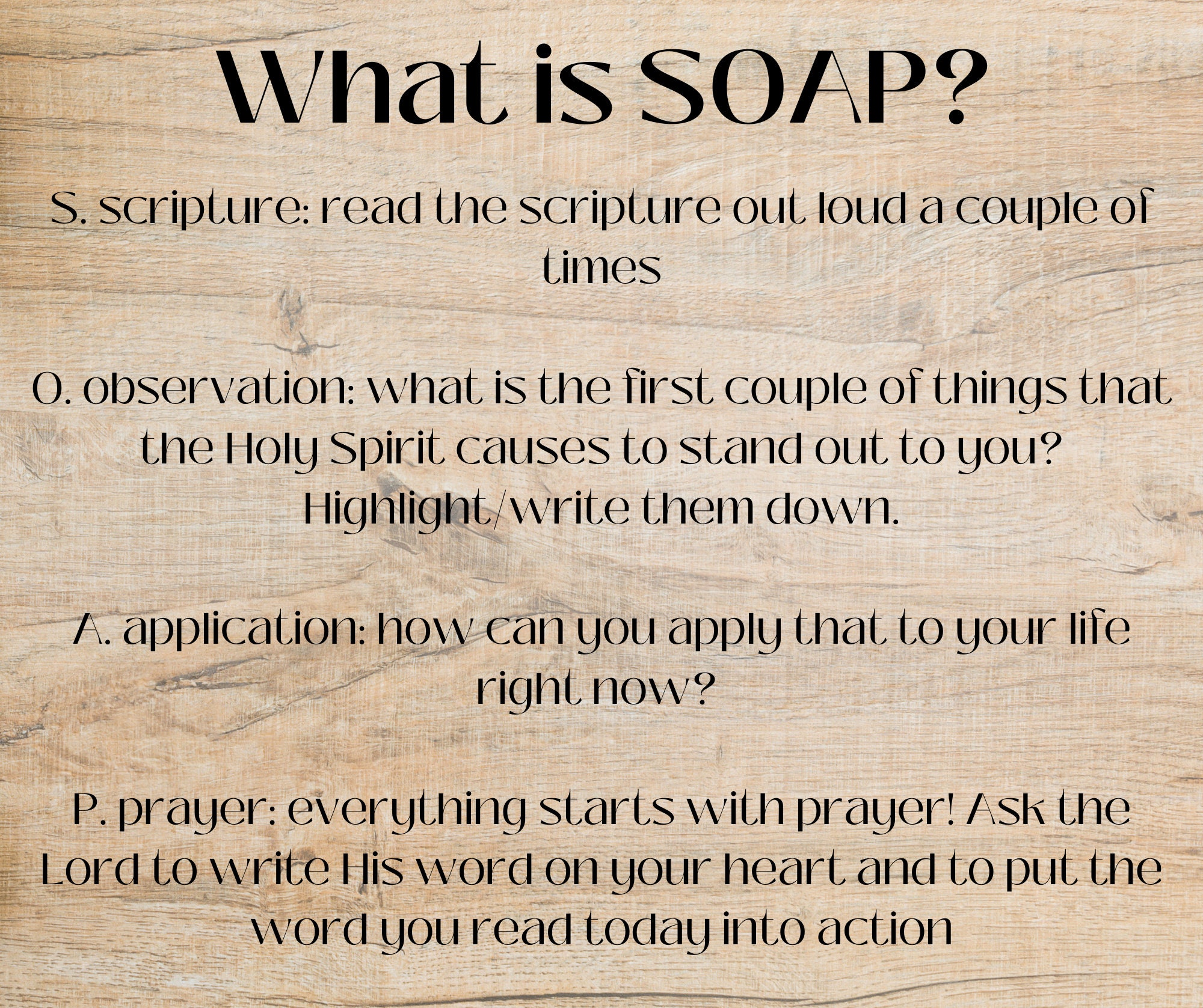 Printable PDF SOAP Bible Study Pages Compatible With Goodnotes and ...