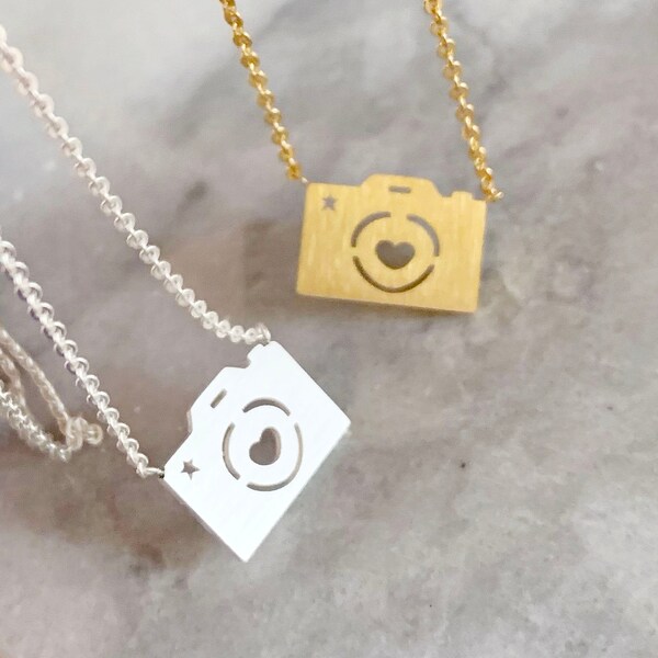 Camera Necklace - Etsy