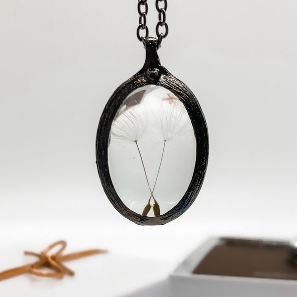 Dandelion Necklace - Etsy