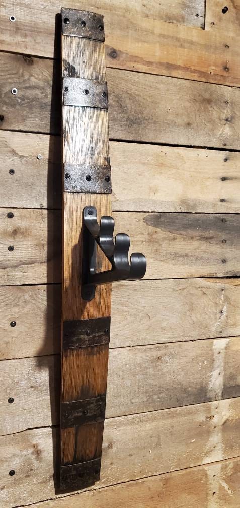 Bourbon Stave Fishing Holder - Etsy