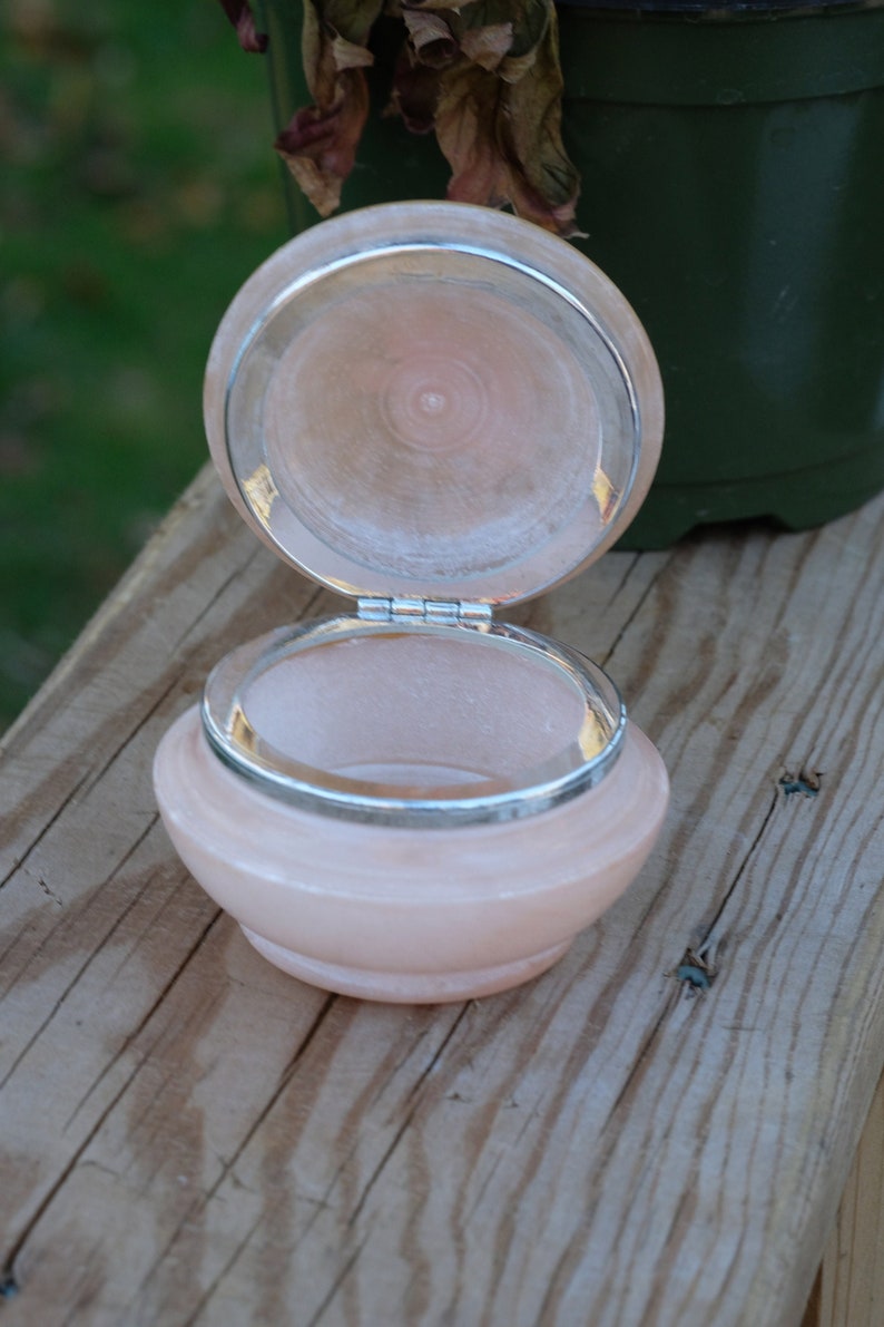 Antique Alabaster Jewelry Box - Etsy