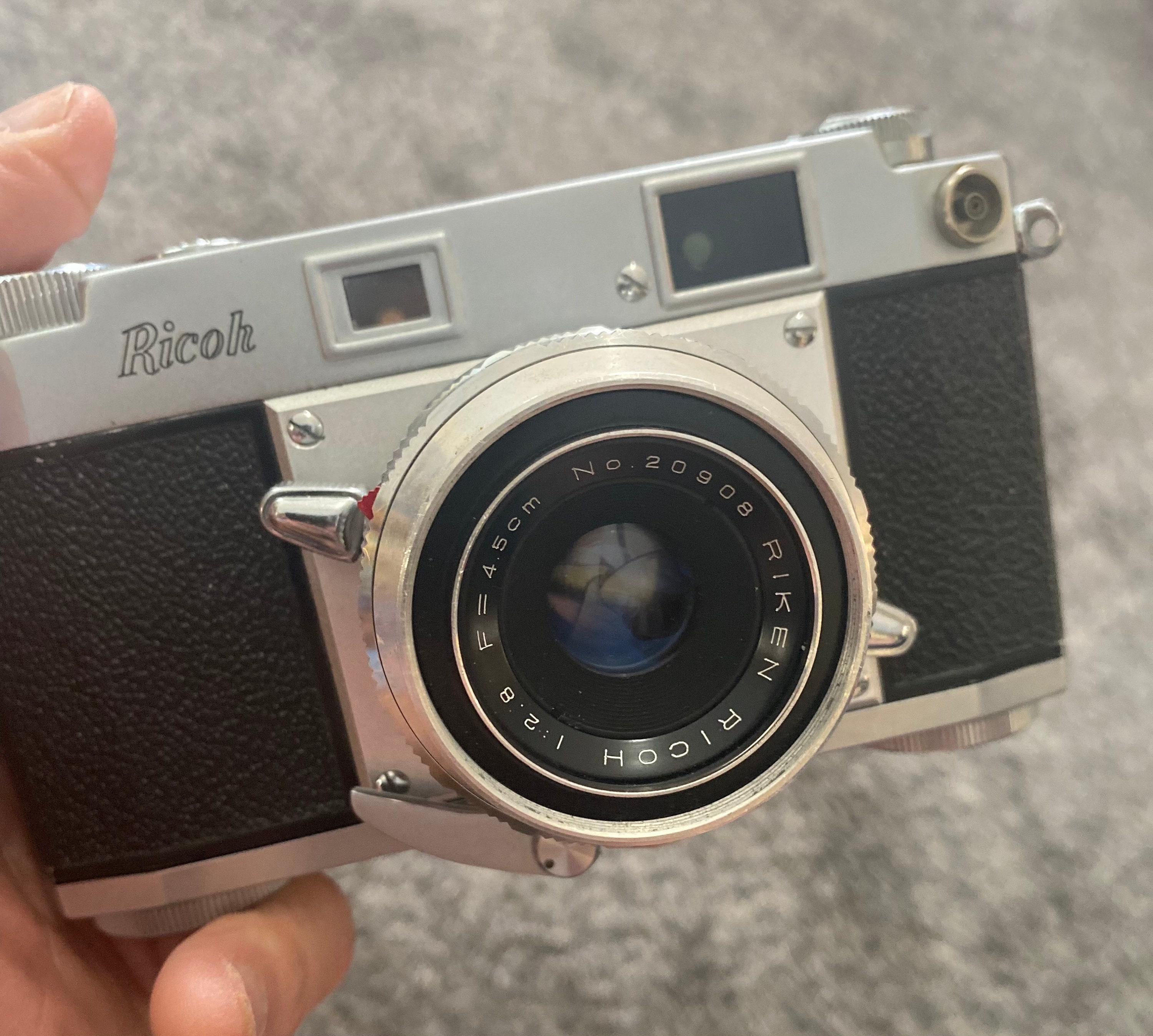 Ricoh Vintage 500 Rangefinder Camera - Etsy