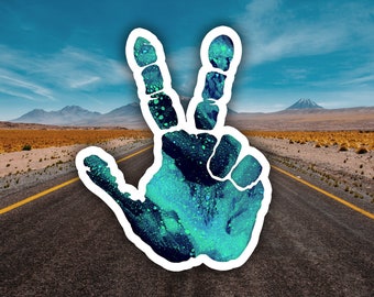 Jeep Hand Sticker | Etsy