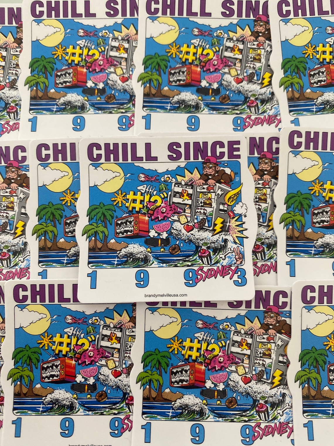 CHILL SINCE 1993 Brandy Melville Sticker - Etsy