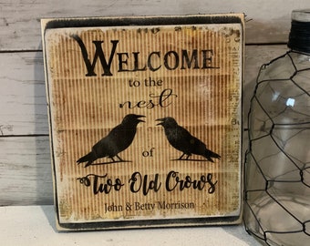 Two Old Crows - Etsy