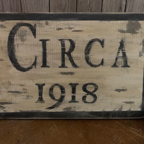 Circa Signs - Etsy