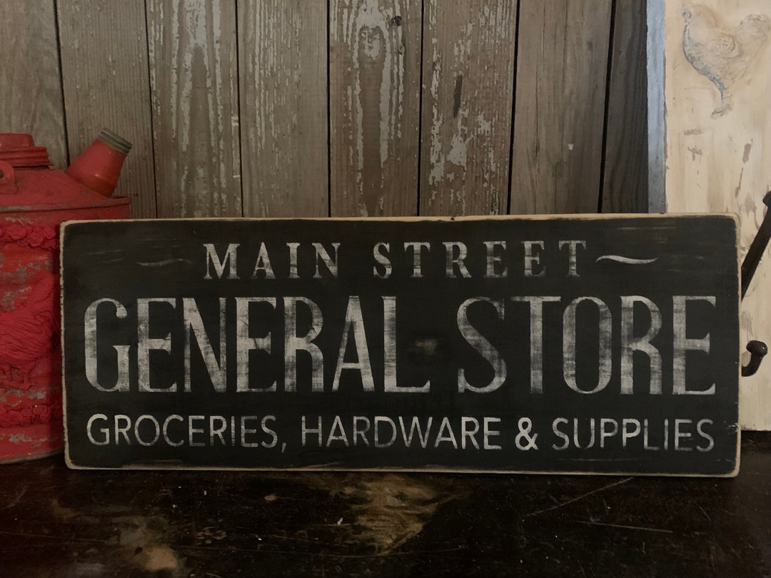 Handmade Vintage GENERAL STORE Antique Market Primitive Distressed ...