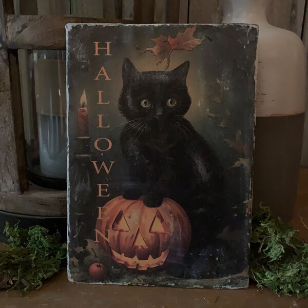 Primitive Cat - Etsy