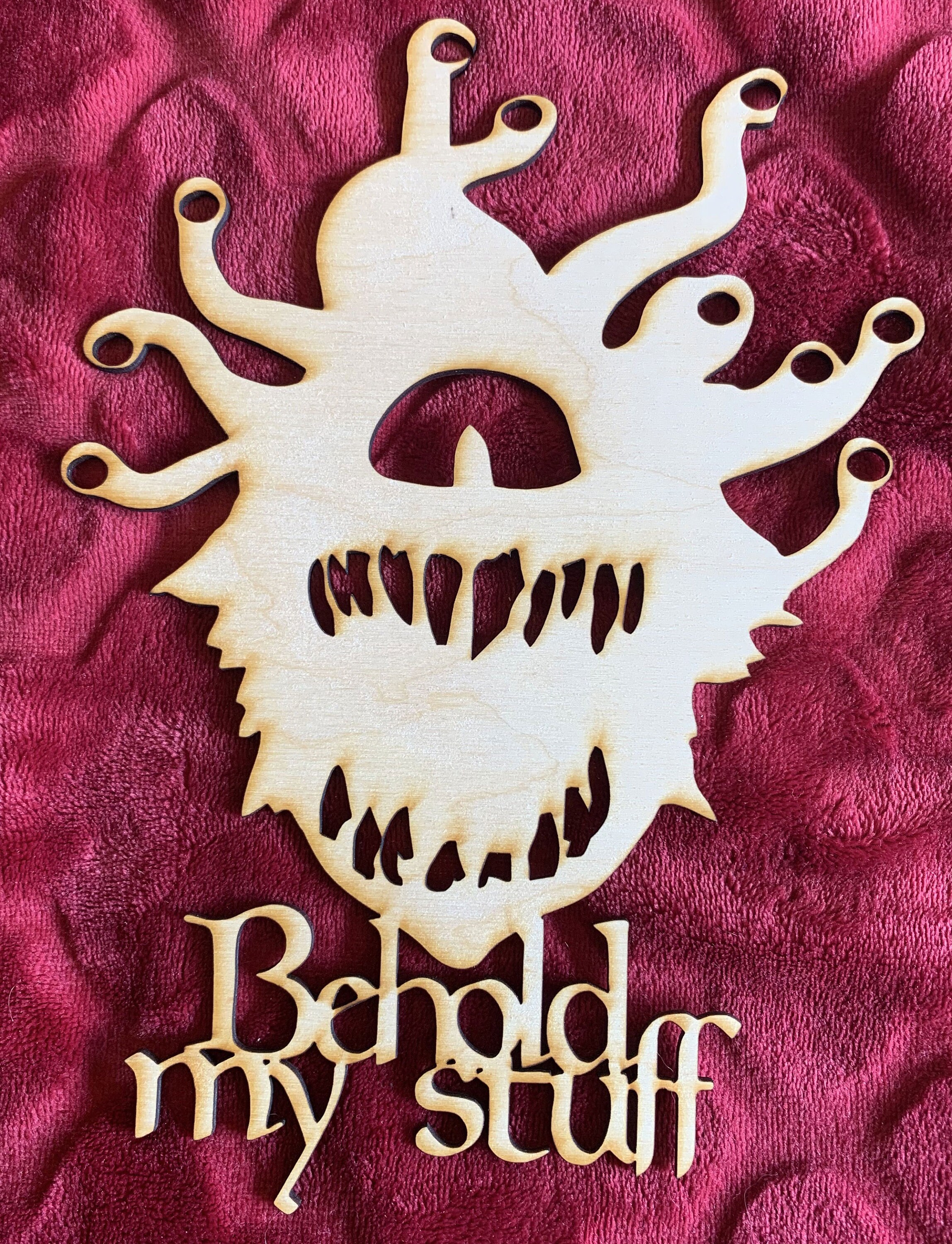 Behold My Stuff Laser-cut Wooden Gaming Sign - Etsy