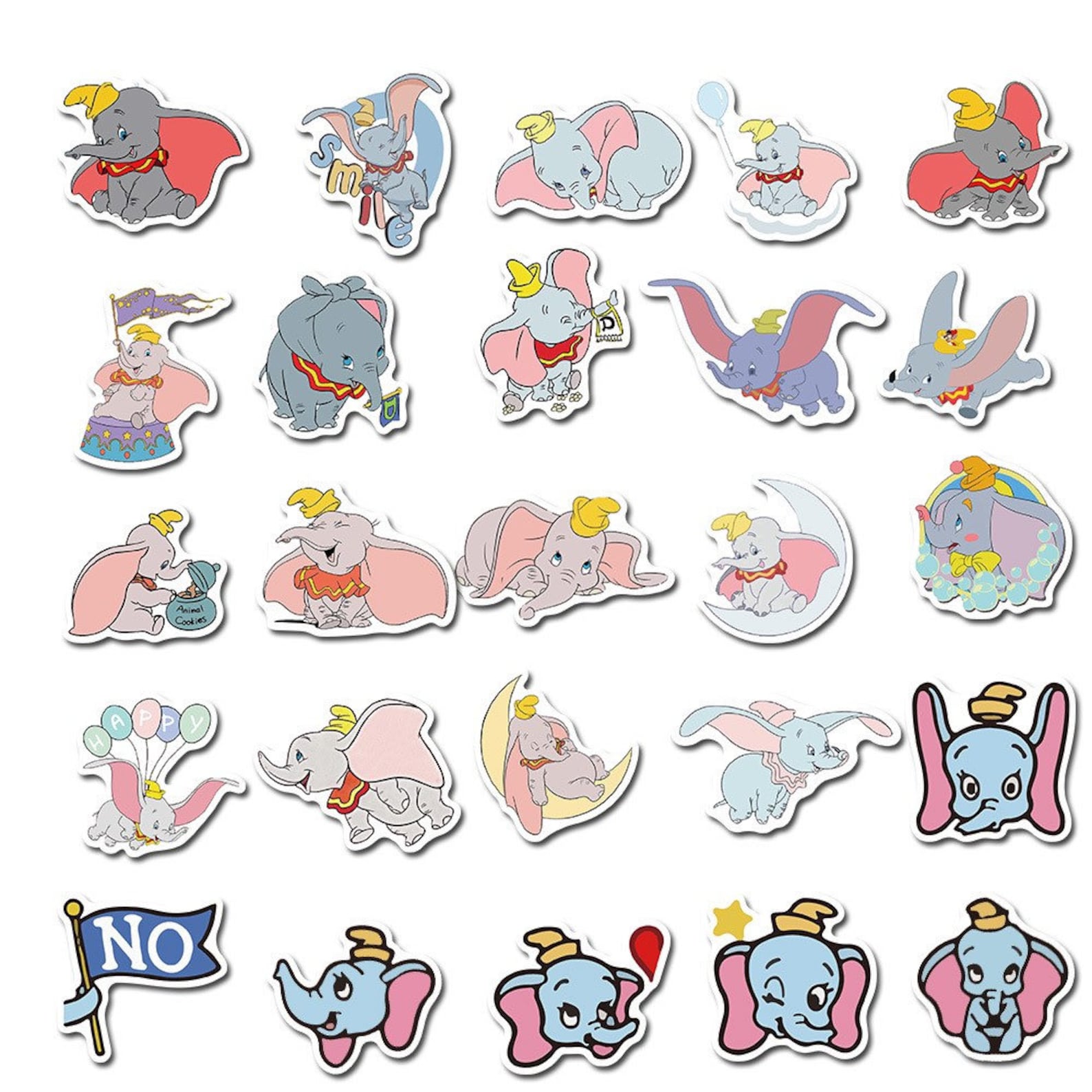 Dumbo The Elephant Disney Decal Wall Sticker Downtownasse